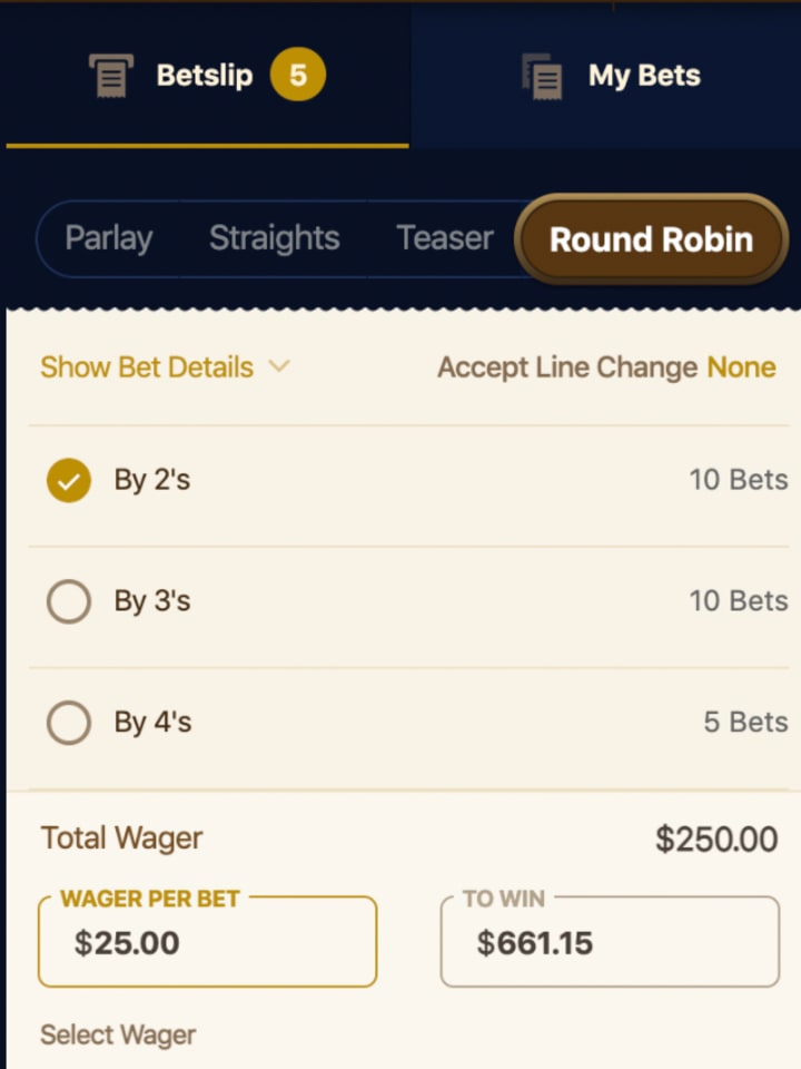 What Is A Round Robin Bet Examples Meaning Definition