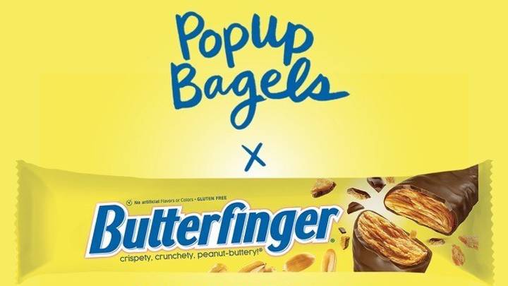 Butterfinger brings a sweet, crunchy twist to the traditional bagel schmear