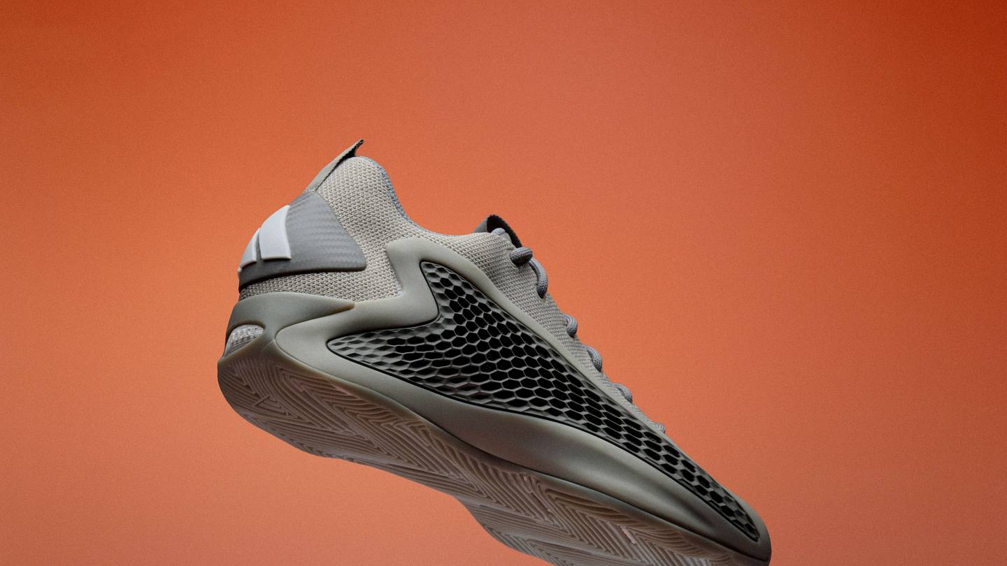 The Adidas Anthony Edwards 1 Low "Metal Grey" Drops on Mother's Day