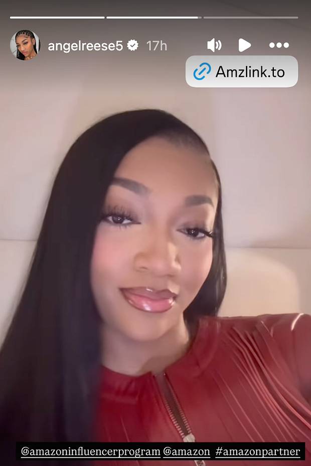 Angel Reese dons stylish zipper top in shift to influencer mode after ...
