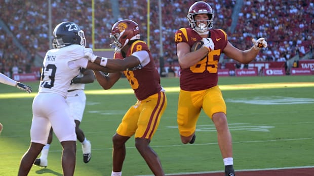 BYU Cougars Recruit Ryder Lyons On Campus for USC Trojans vs. Georgia ...