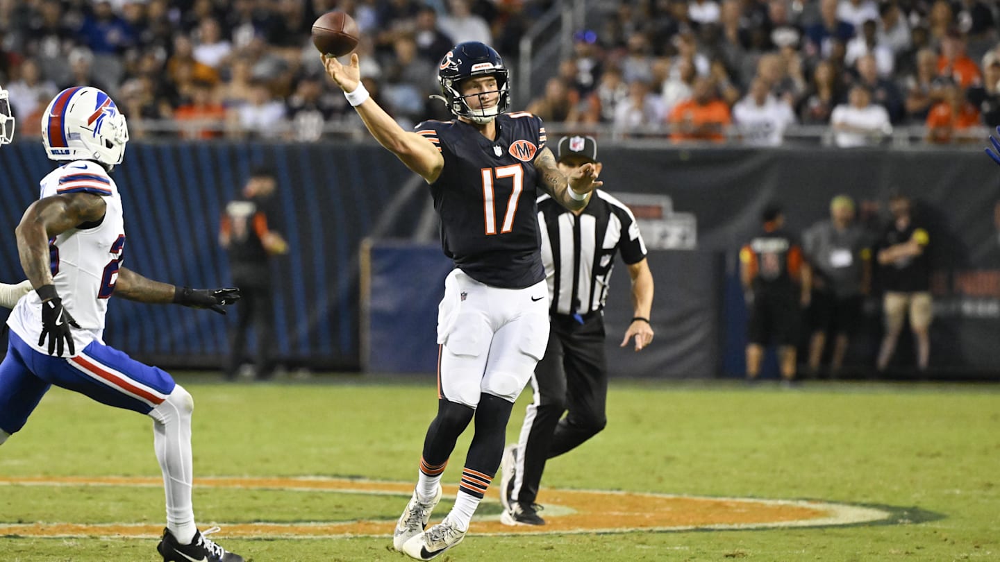 An emotional day for Bears cult hero backup QB Tyson Bagent