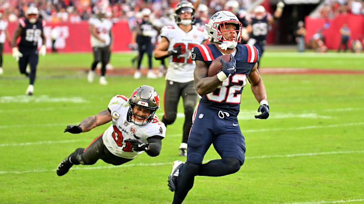 New England Patriots' Rookie RB Finally Breaks Out vs. Tampa Bay Buccaneers