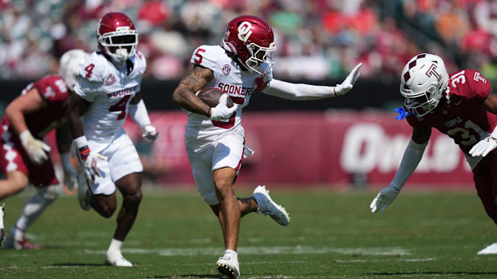 How Oklahoma WR Isaiah Sategna’s Track Background Has Led to Football ...