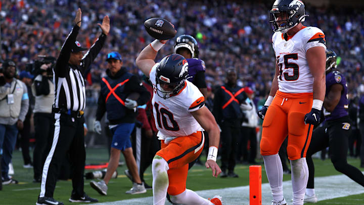 Bo Nix is on pace to have a healthy amount of touchdowns in rookie season