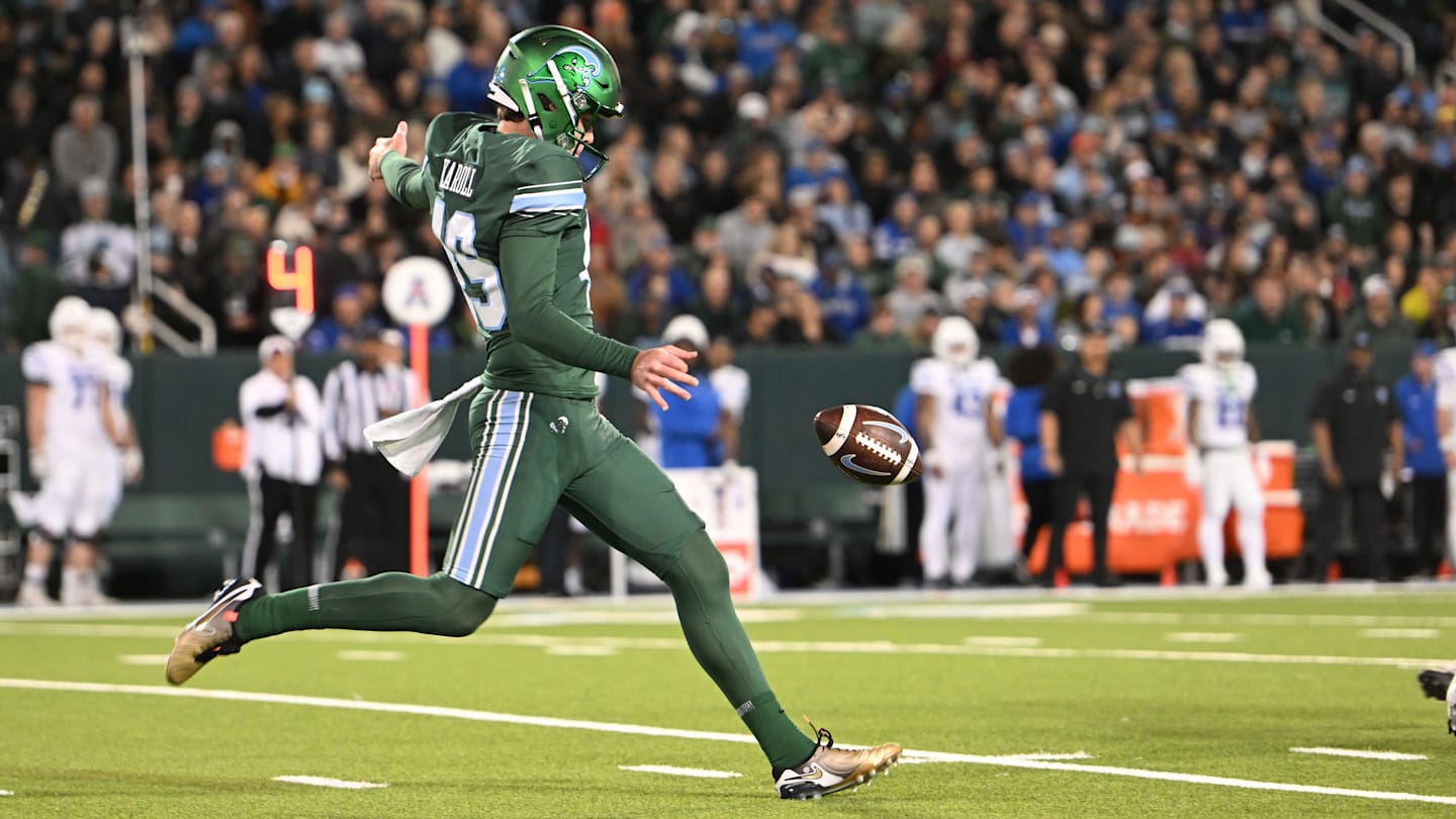Tulane Football Loses Star Punter in Surprising Transfer Portal Entry