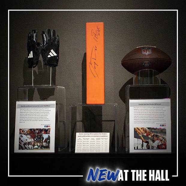 Commanders' Hail Mary Memorabilia on Display at Hall of Fame