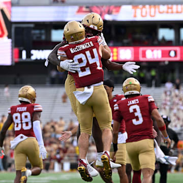 Boston College Football Captures Comeback Win Over Michigan State in Red Bandanna Gam