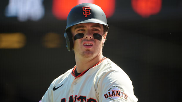 Outfielder Drew Gilbert has become a key contributor for the Giants