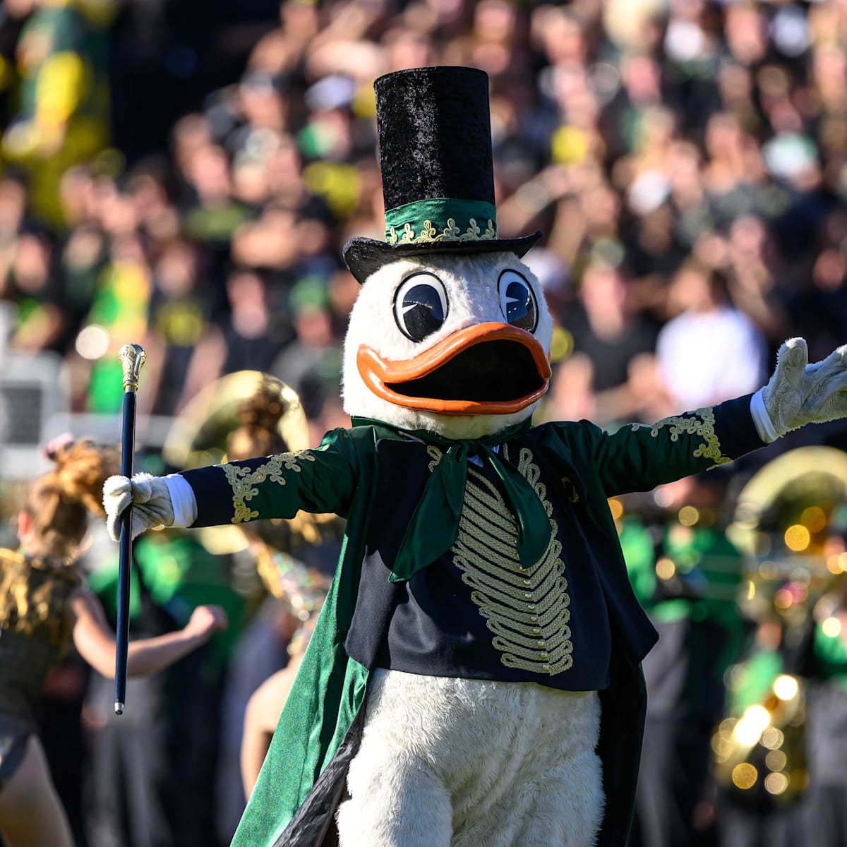 oregon ducks mascot coloring page