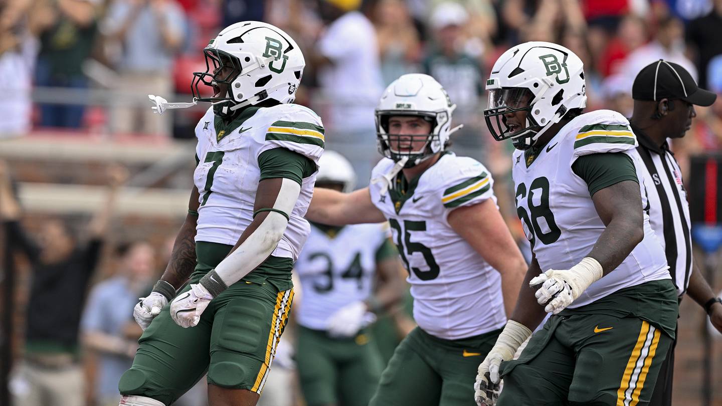 Baylor, Arizona State Week 4 game time set