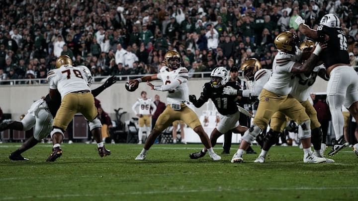 Boston College Football QB and DB Earn ACC Player of the Week Honors