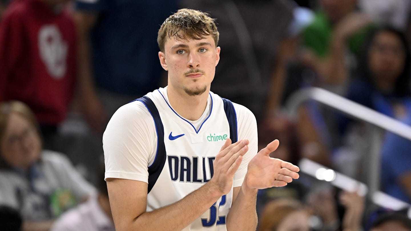 Cooper Flagg makes impression upon Dallas Mavericks in first preseason game