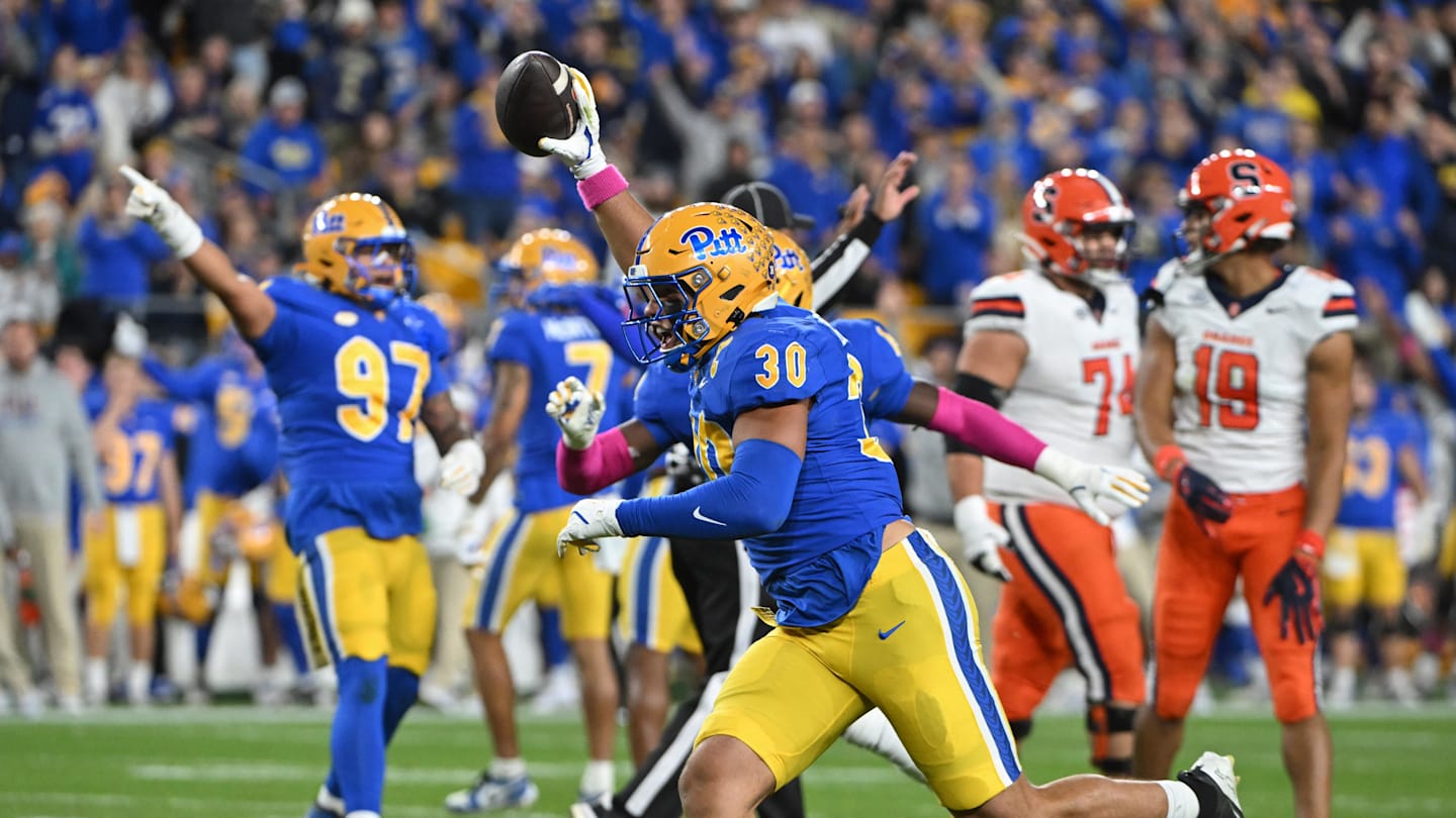 Pitt Panthers Reveal Depth Chart vs. Clemson