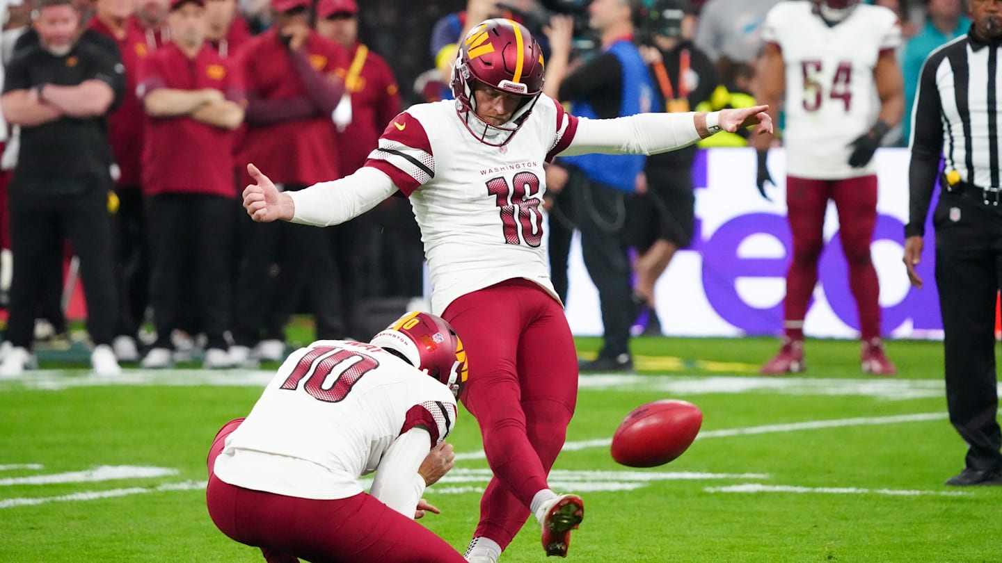 Commanders Cut Kicker Following Missed Game-Winning Attempt vs. Dolphins