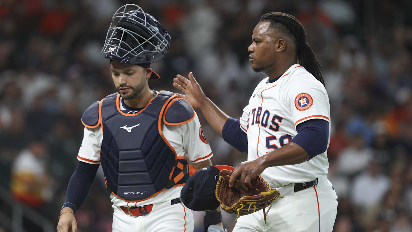 Framber Valdez's Agent Slams Notion He Intentionally Hit Astros Catcher ...