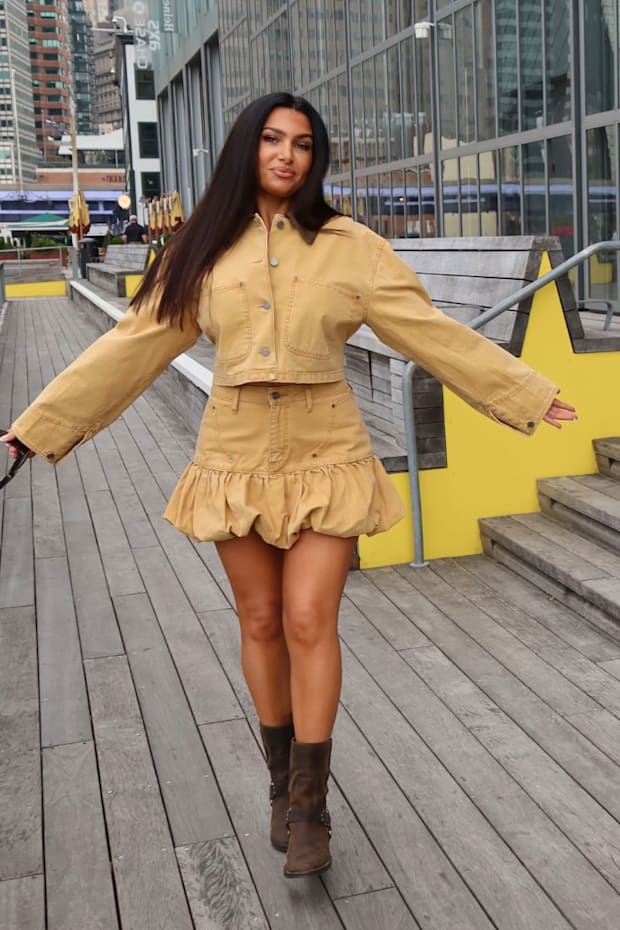 ESPN’s Molly Qerim goes barefoot in eye-catching ‘no handouts’ summer dress