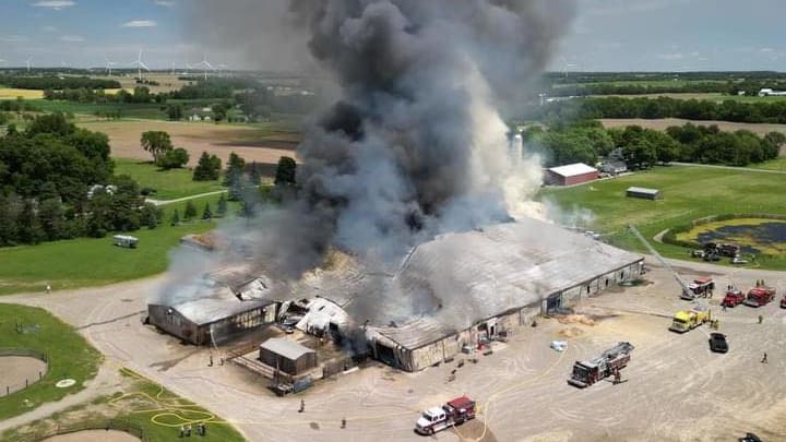 Unimaginable Loss More Than 75 Horses Lost in Barn Fire