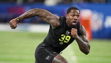 Feb 26, 2026; Indianapolis, IN, USA; Florida Gators defensive lineman ...