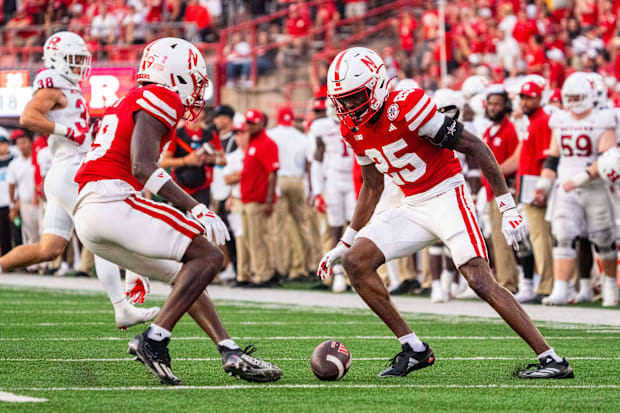 Nebraska Football Awards Brian Buschini, Ceyair Wright with Blackshirts
