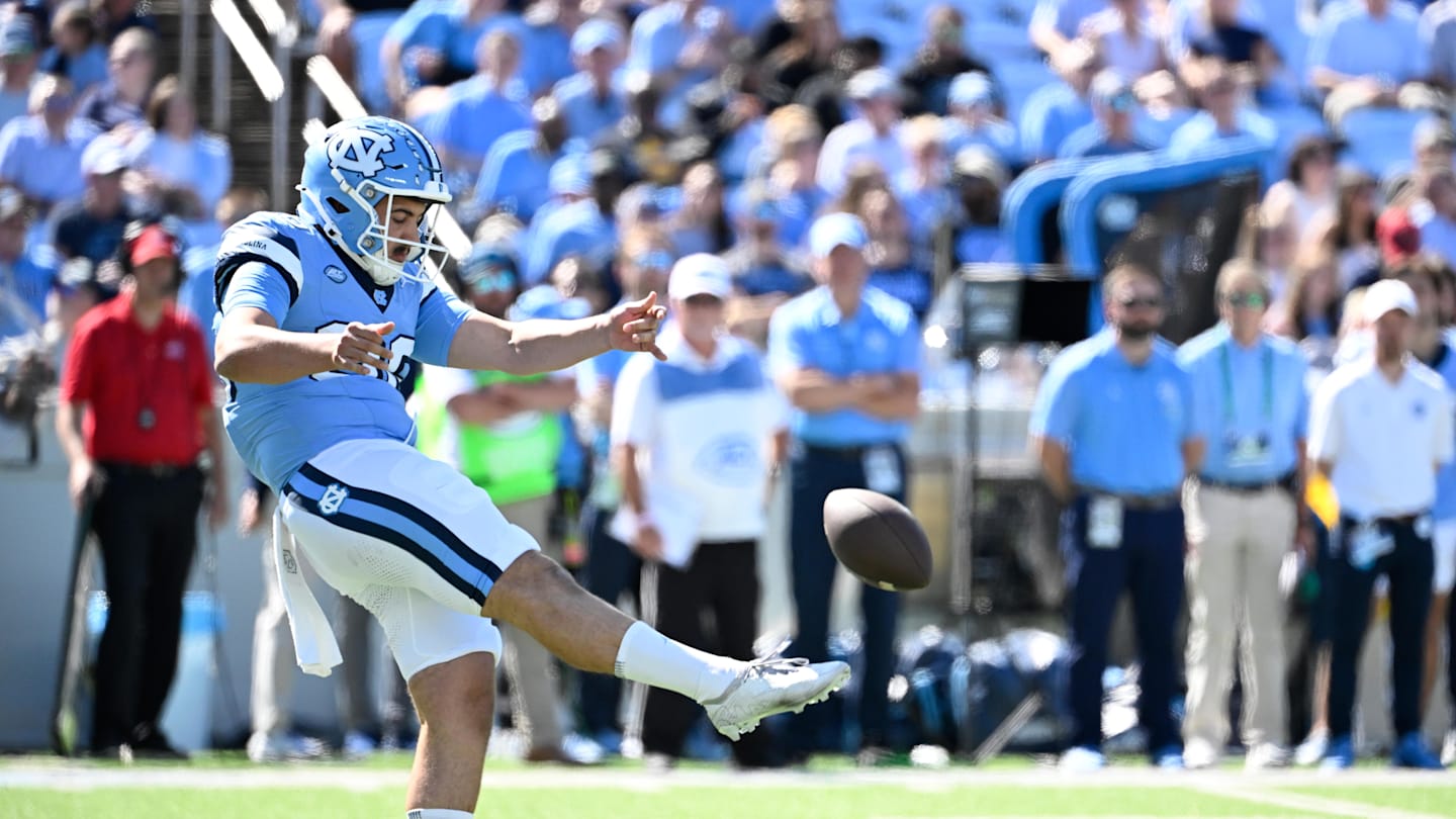WATCH: UNC Punter Maginness Discusses Belichick, Being Away from Home