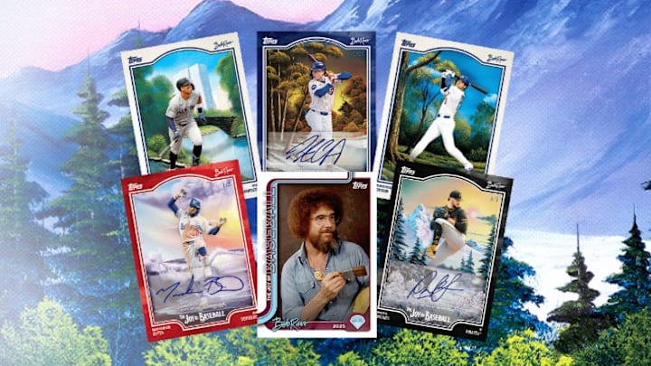 “The Joy of Baseball” Topps and Bob Ross Estate Collaborate For ...