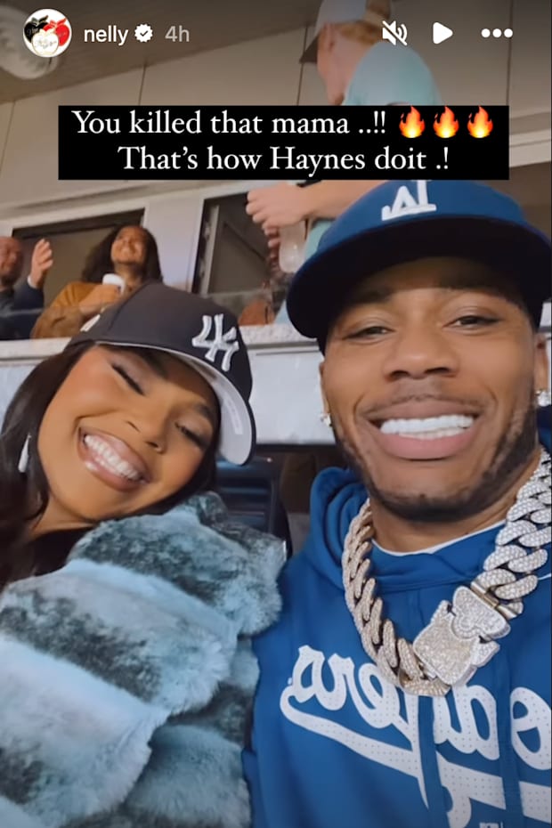 Nelly's Dodgers fit at World Series called out being Cardinals fan