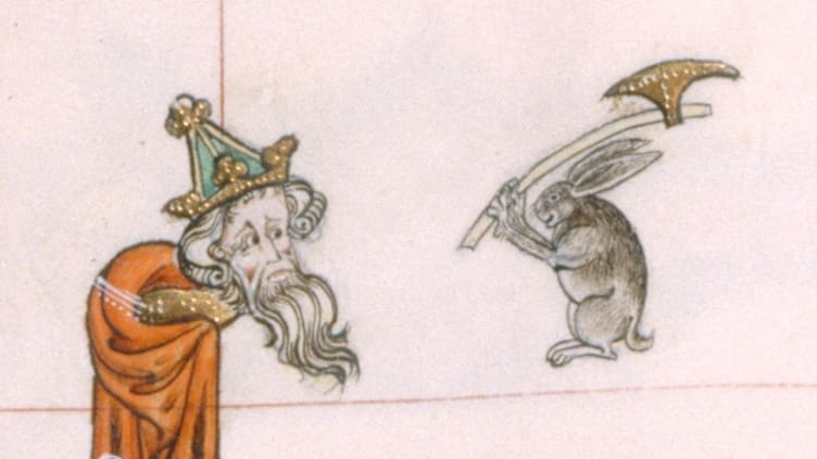 Why Medieval Artists Doodled Killer Bunnies in Their Manuscript Margins