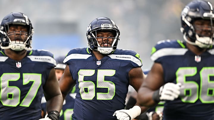Seahawks right tackle Michael Jerrell just a fish swimming against the ...