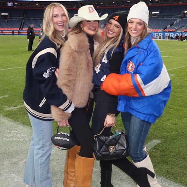 Bo Nix’s wife Izzy’s epic photo with Zach Wilson’s fiancée, Broncos ...