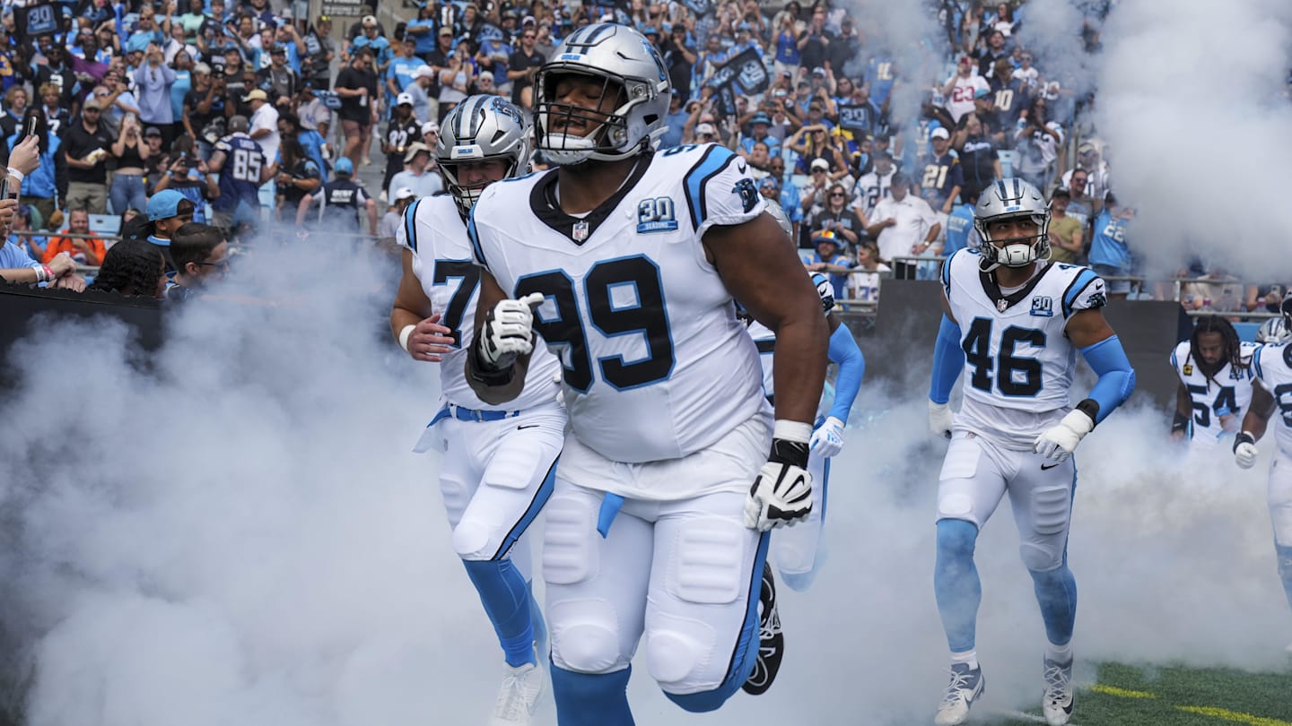 Panthers rule out six players, including one key starter, against Raiders