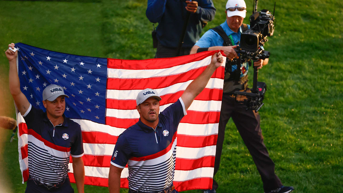 Bryson DeChambeau Starts Ryder Cup By Delivering Monster Tee Shot As Crowd Goes Wild