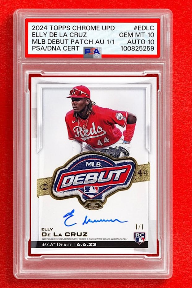 Elly De La Cruz's Bowman Rookie Superfractor Pulled