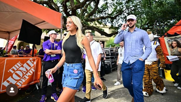 Livvy Dunne miniskirt, cowboy boots fit sets ‘College GameDay’ set on fire