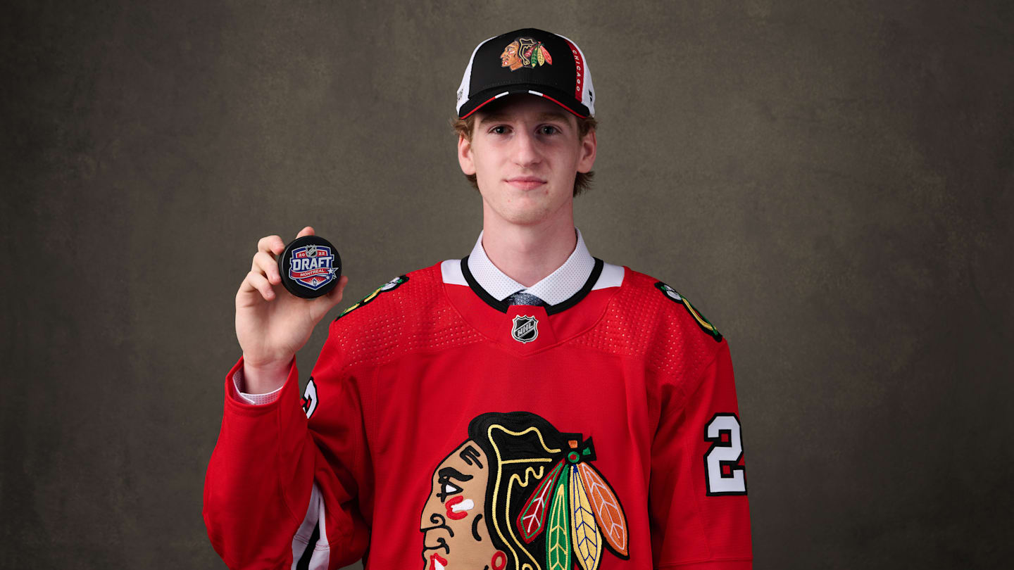 Sam Rinzel's first goal highlights a productive weekend for Blackhawks ...