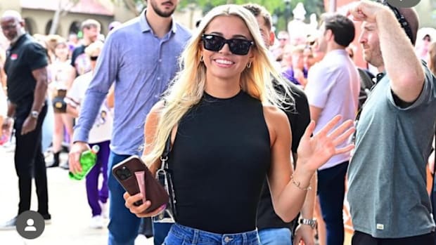 Livvy Dunne miniskirt, cowboy boots fit sets ‘College GameDay’ set on fire