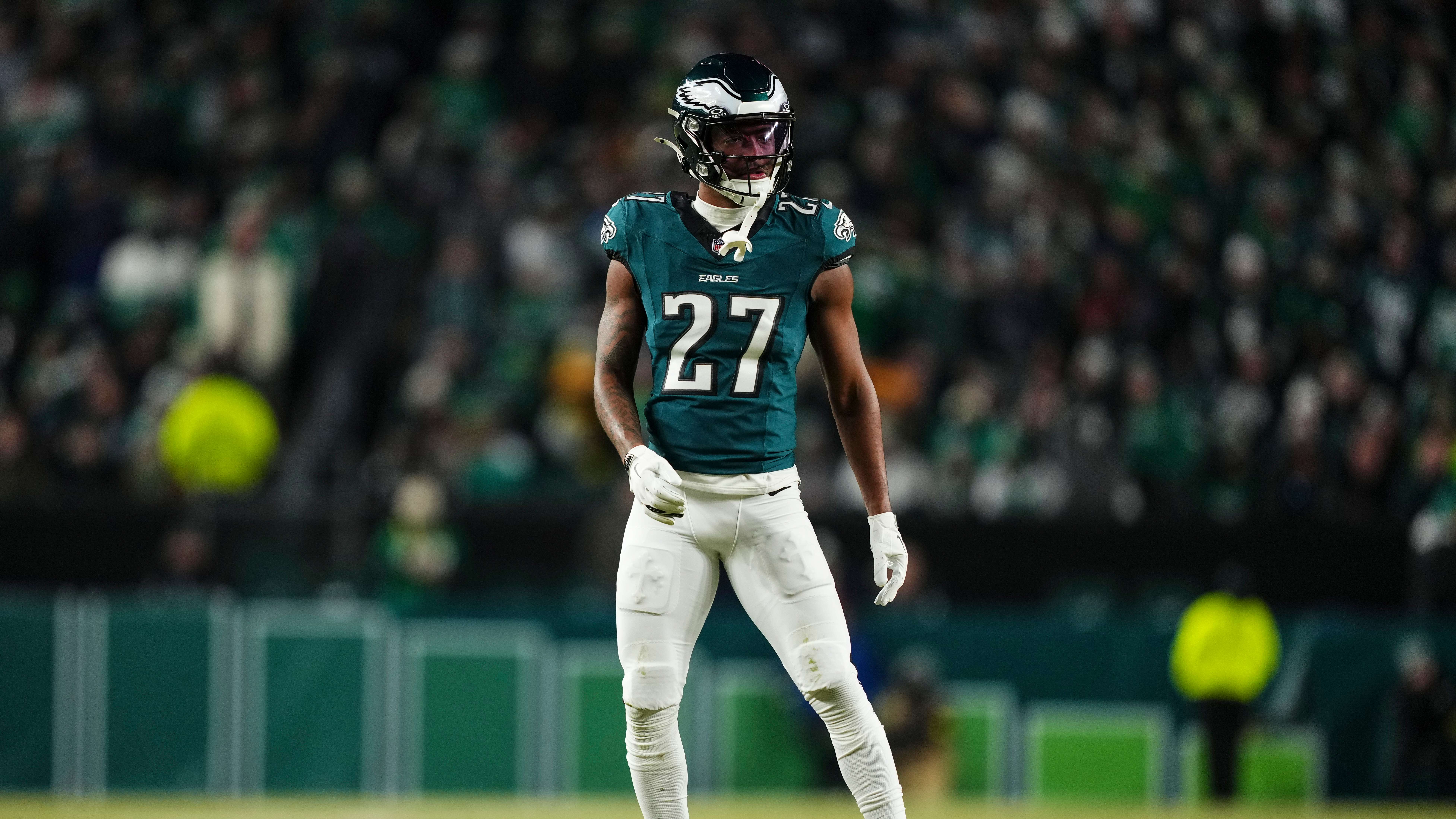 Quinyon Mitchell injury update: Eagles star CB leaves game with ...