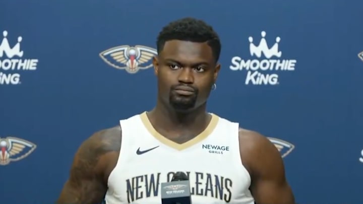 NBA Fans, Media React to Zion Williamson's New Physique on Pelicans Media Day