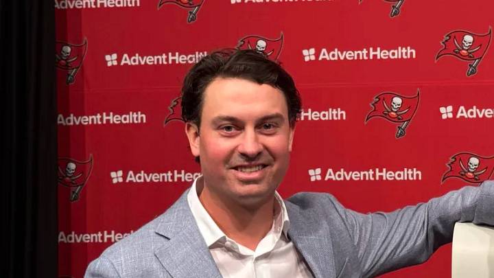 Liam Coen comments on newly-promoted Tampa Bay Buccaneers OC Josh Grizzard
