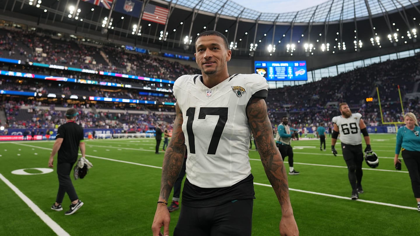 Jacksonville Jaguars inactives vs. Chicago Bears