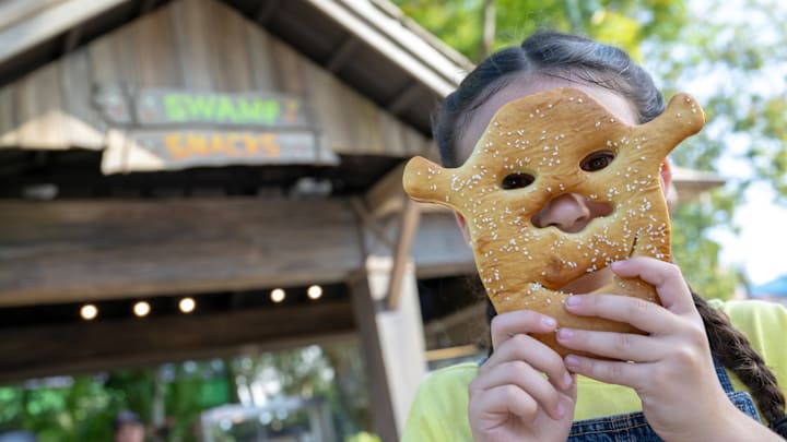 Universal Studios Selling Shrekzel, A Pretzel Shaped Like Shrek's Face