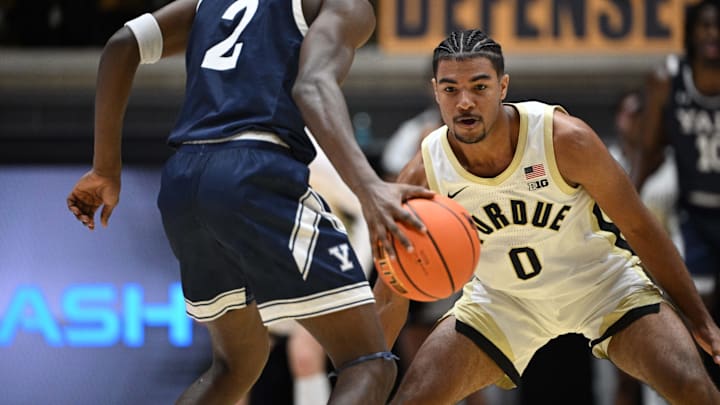 WATCH: Purdue's CJ Cox Brings Down the House With 3 Straight 3-Pointers ...