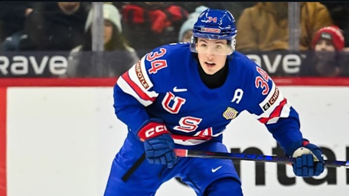 Gabe Perreault, Ryan Leonard Score Goals in Team USA’s Semifinals Win ...