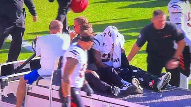 Cincinnati Bengals Safety Geno Stone Goes Down With Leg Injury Late in ...