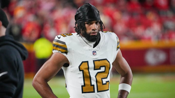 BREAKING Saints WR Chris Olave Carted Off Field Vs. Panthers