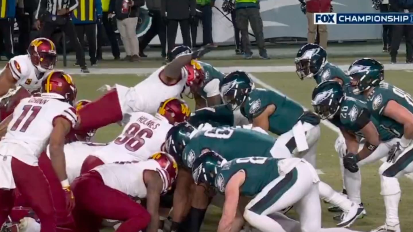 Refs Nearly Awarded Eagles a TD After Commanders' Failed Attempts to Stop Tush Push