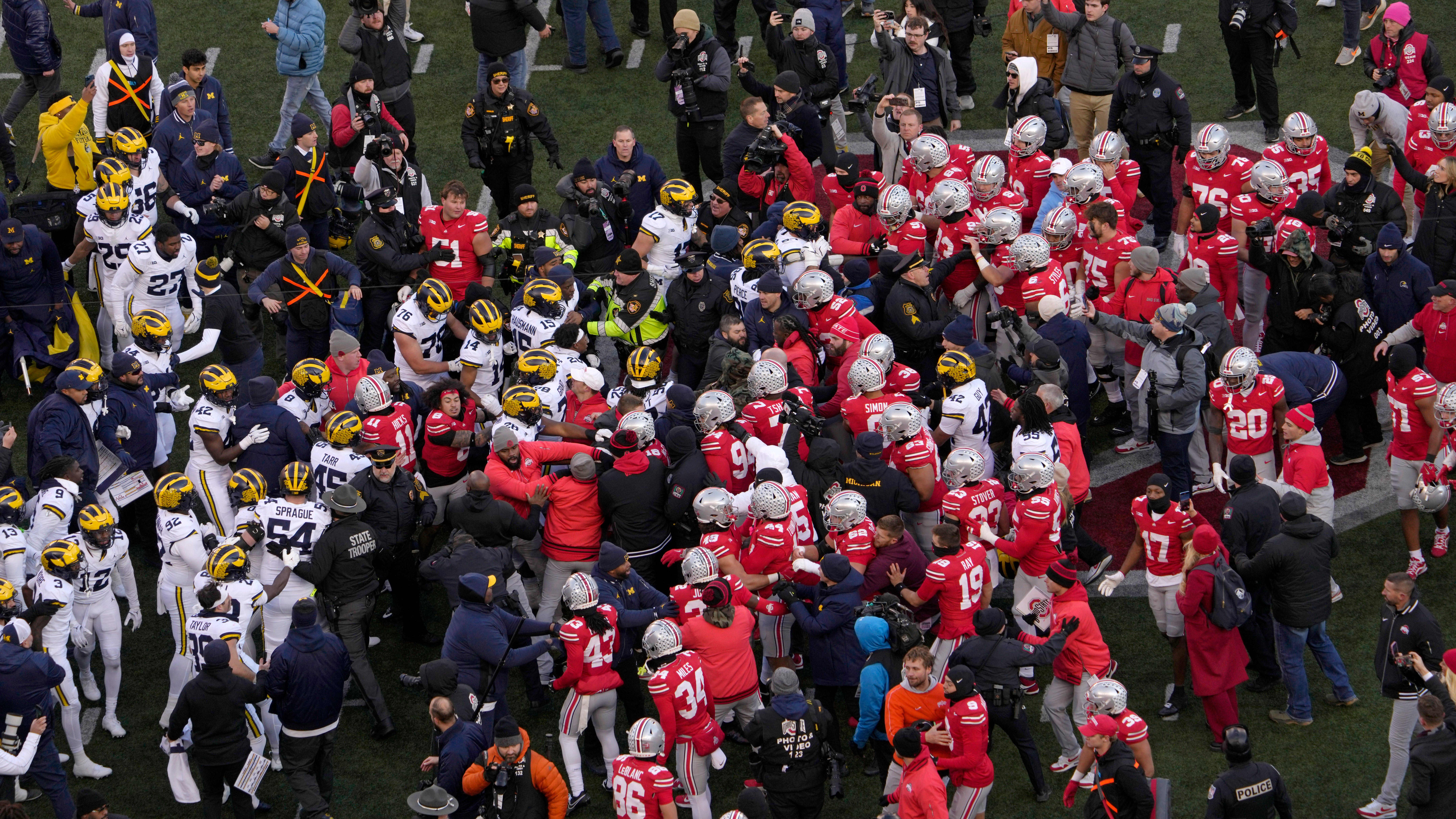 Ohio State police release statement after pepper spraying Michigan players