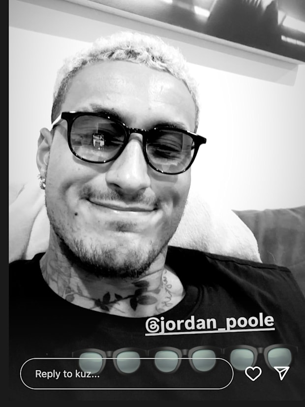 Kyle Kuzma Posts Instagram Story Message For Jordan Poole