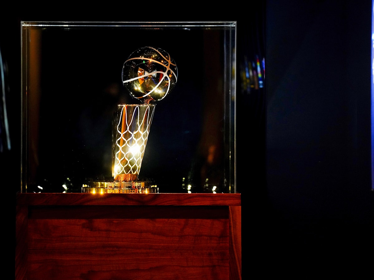 nba finals trophy