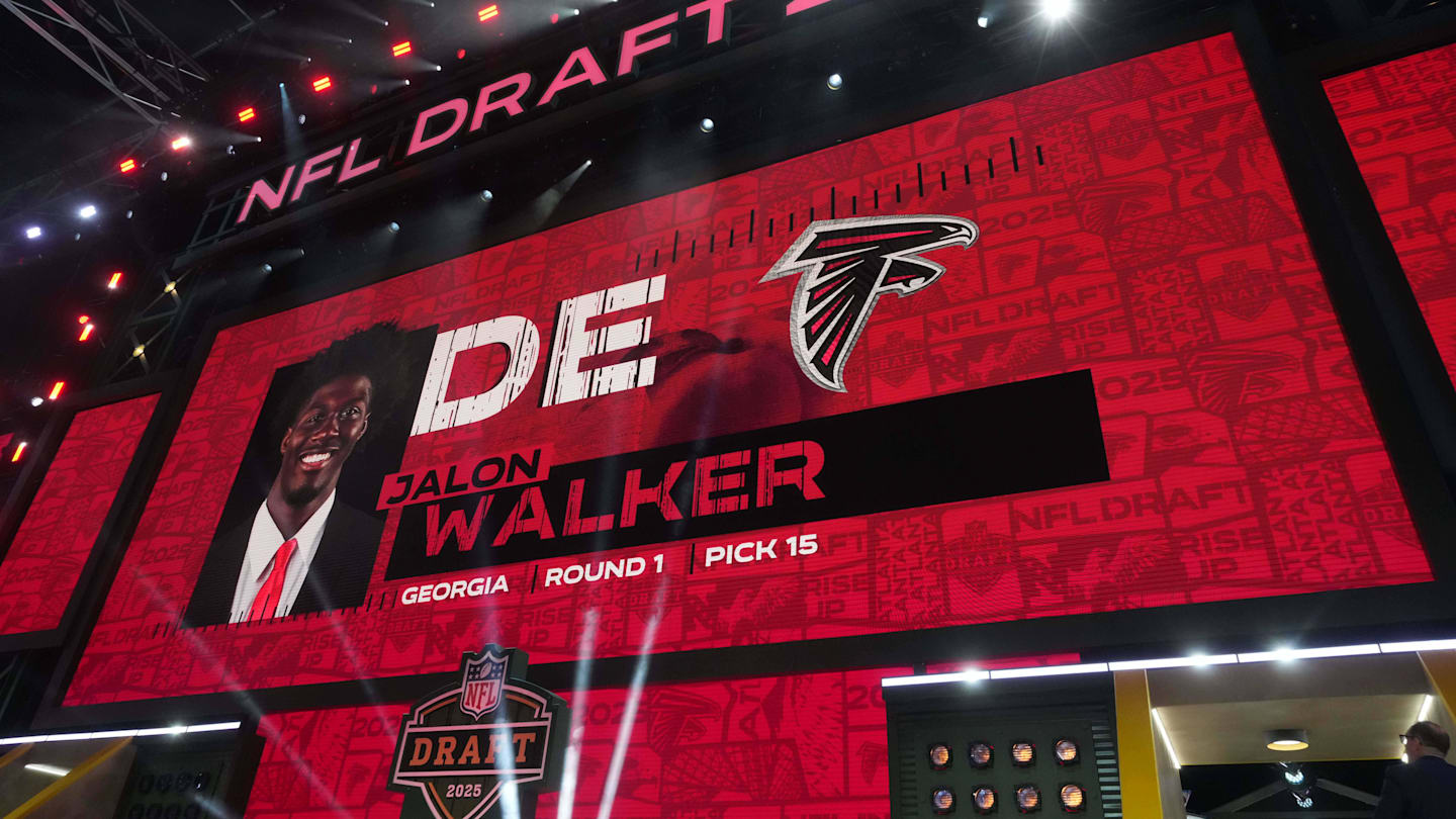 Atlanta Falcons Reveal Jersey Number for First-Round Draft Pick Jalon ...